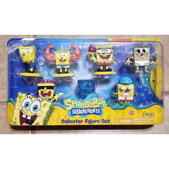 Nickelodeon | Toys | Nickelodeon Spongebob Squarepants 7pc Collectible ...